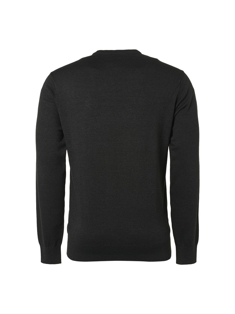 NO EXCESS Pullover Crewneck 2 Coloured Melange - Mode Wendeln Shop