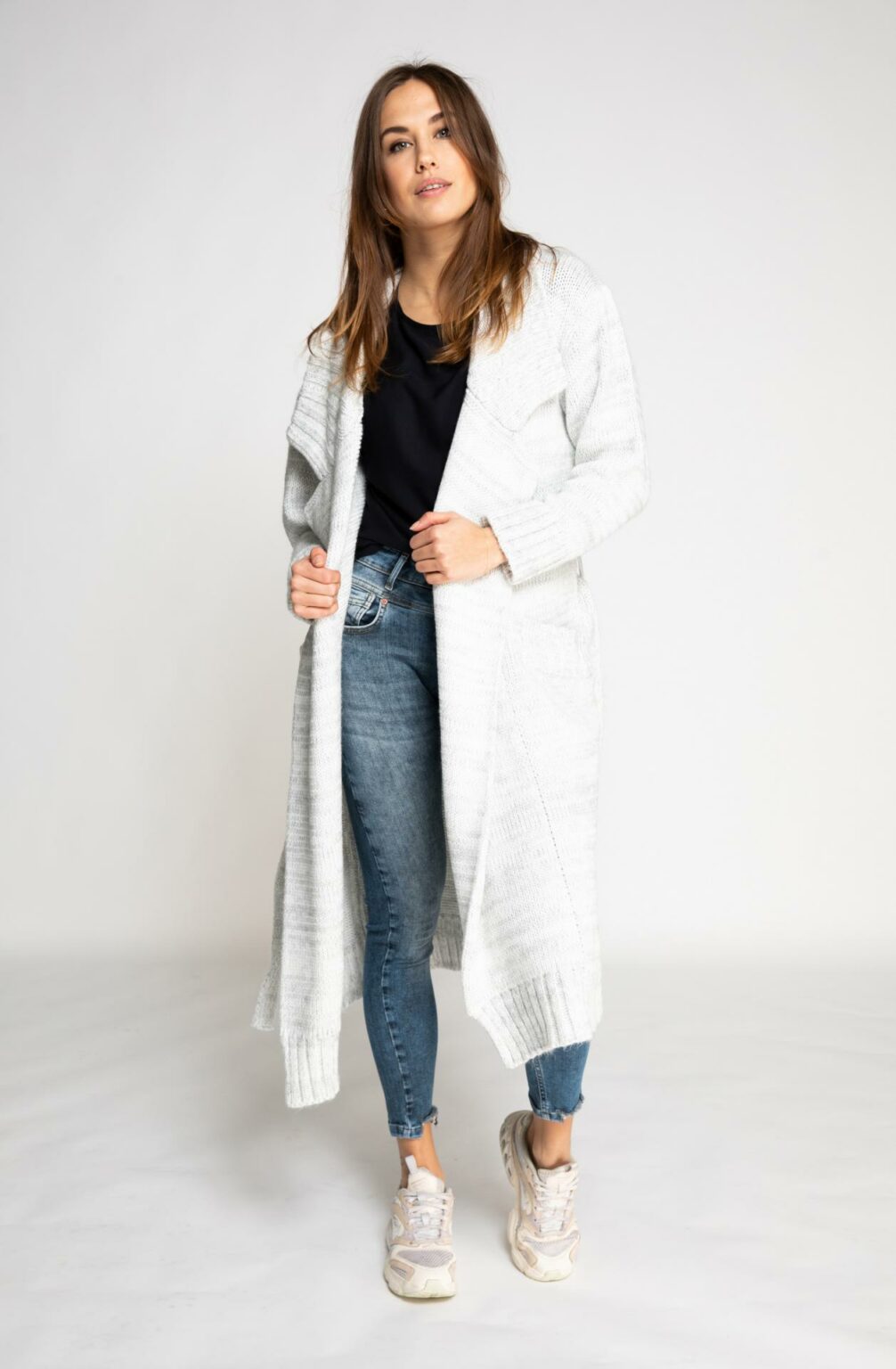 ZHRILL Longcardigan KASA Grey - Mode Wendeln Shop