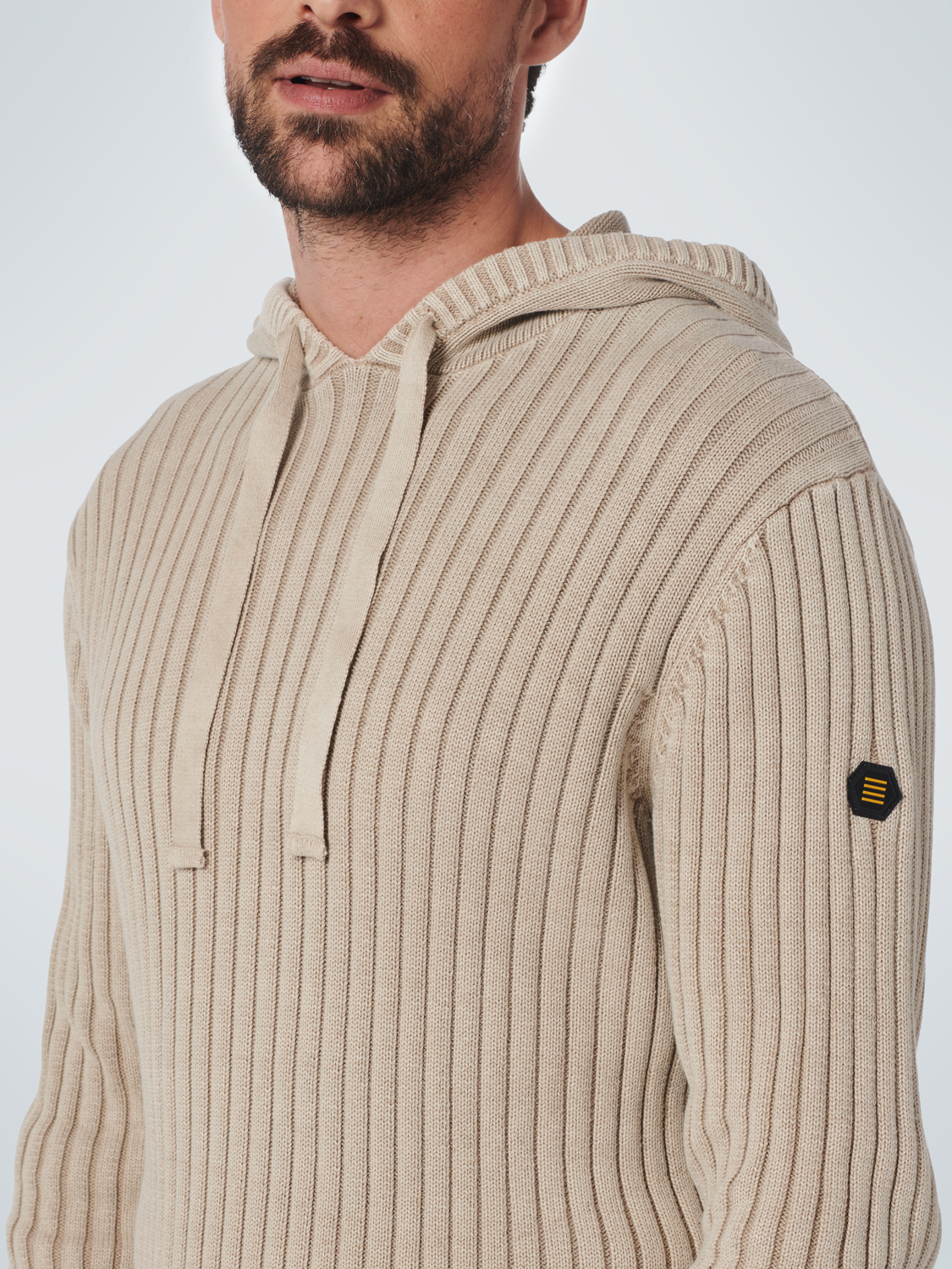 NO EXCESS Pullover Hooded Relief Garment Dyed + Stone Washed - Mode Wendeln Shop