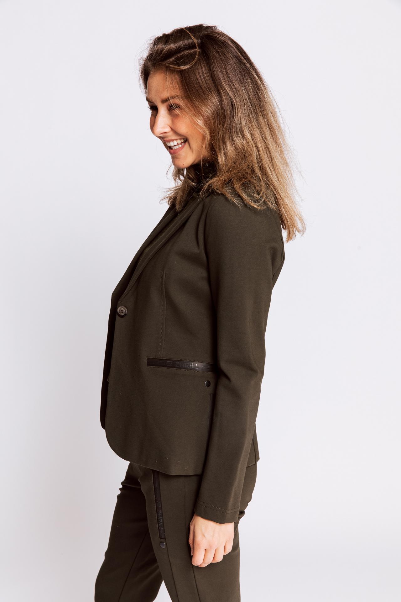 ZHRILL Damen Blazer Salma in Grün - dark olive - Mode Wendeln Shop