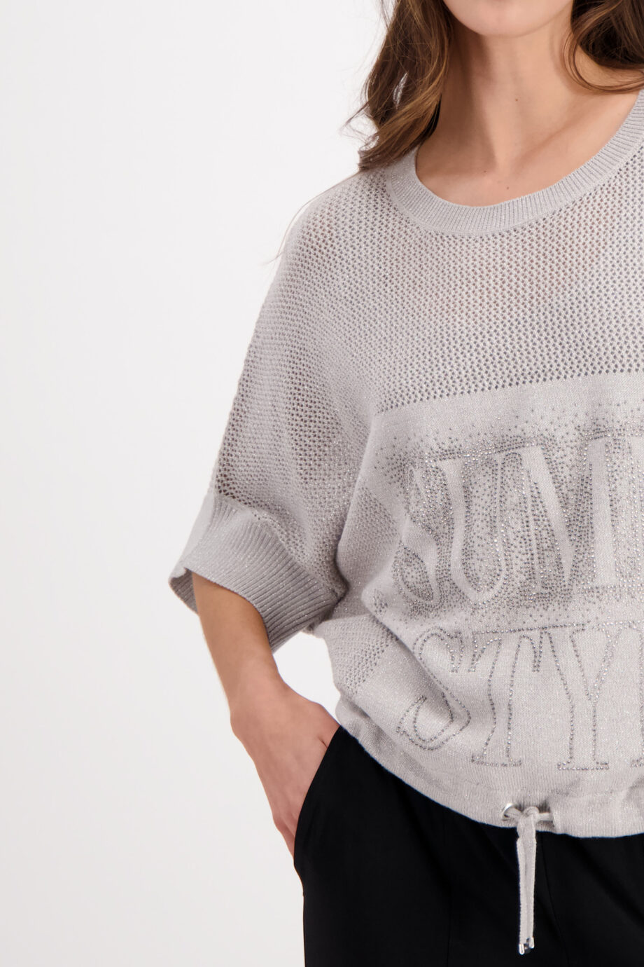 MONARI Ajour Pullover mit Fledermausärmeln - Mode Wendeln Shop