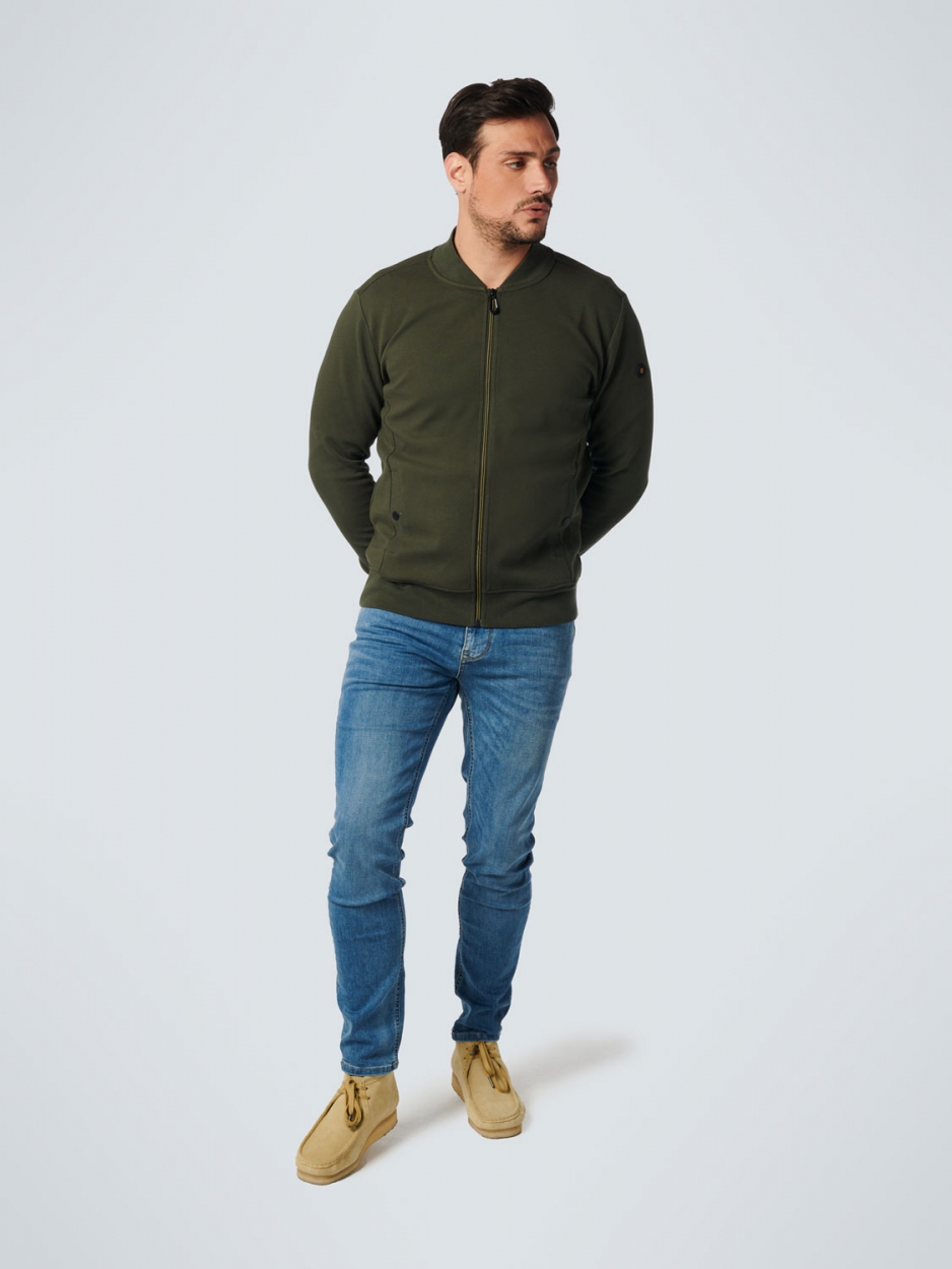 NO EXCESS Herren Sweatjacke Collegeform - Mode Wendeln Shop