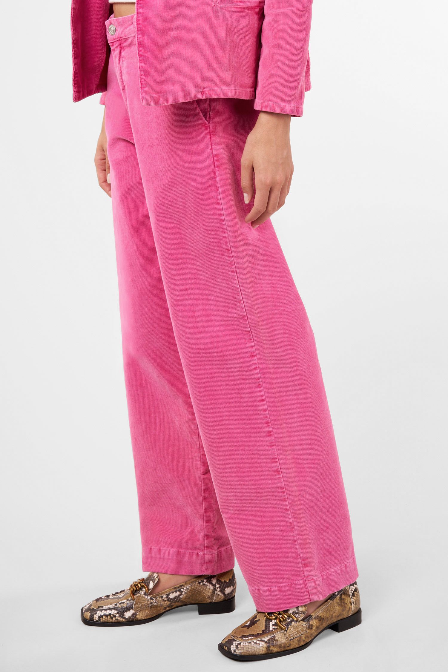 BLUE FIRE Marlene wide leg - cord in Pink - Mode Wendeln Shop