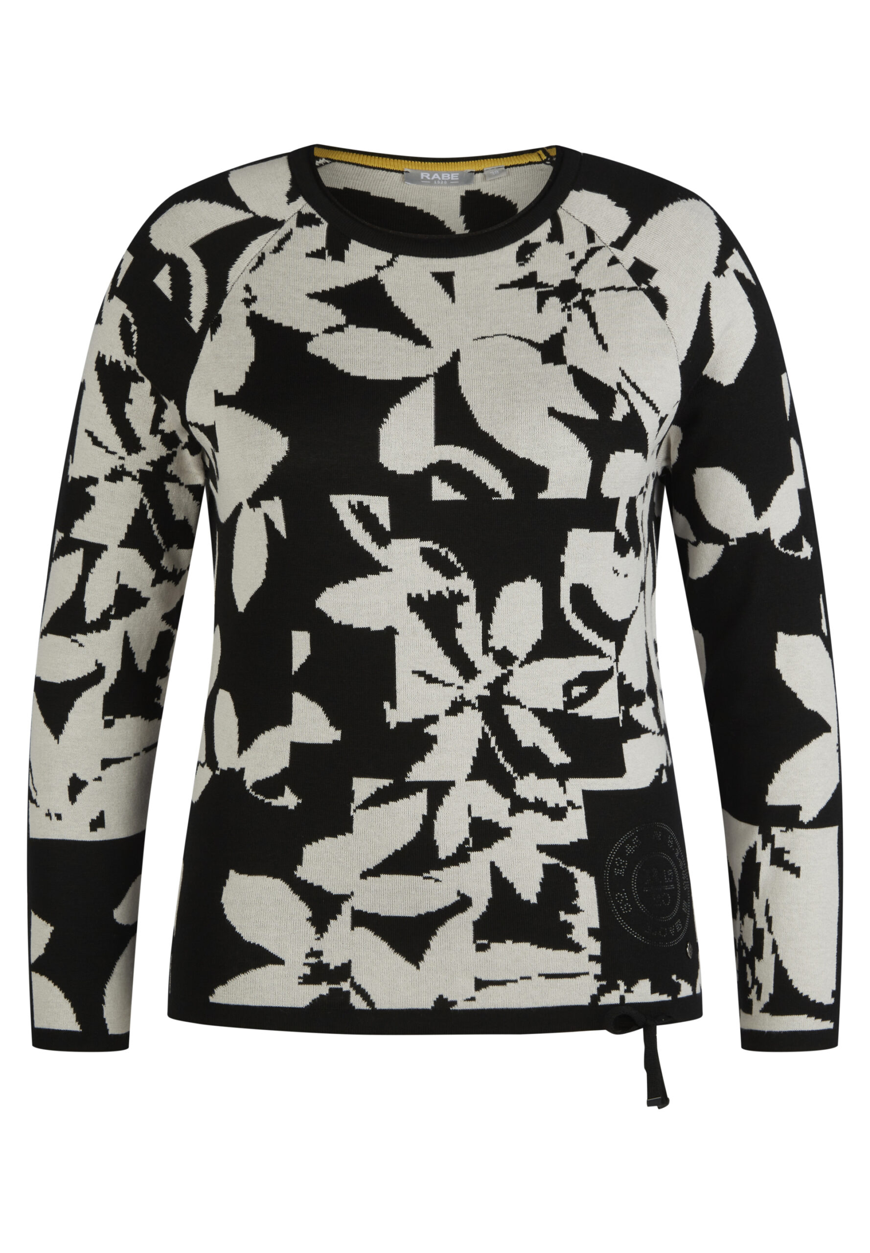 RABE Pullover mit floralem Muster - Mode Wendeln Shop